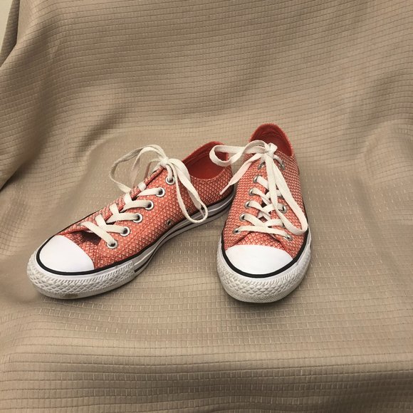 Converse | Shoes | Converse Chuck Taylor All Star Coral White 7 | Poshmark